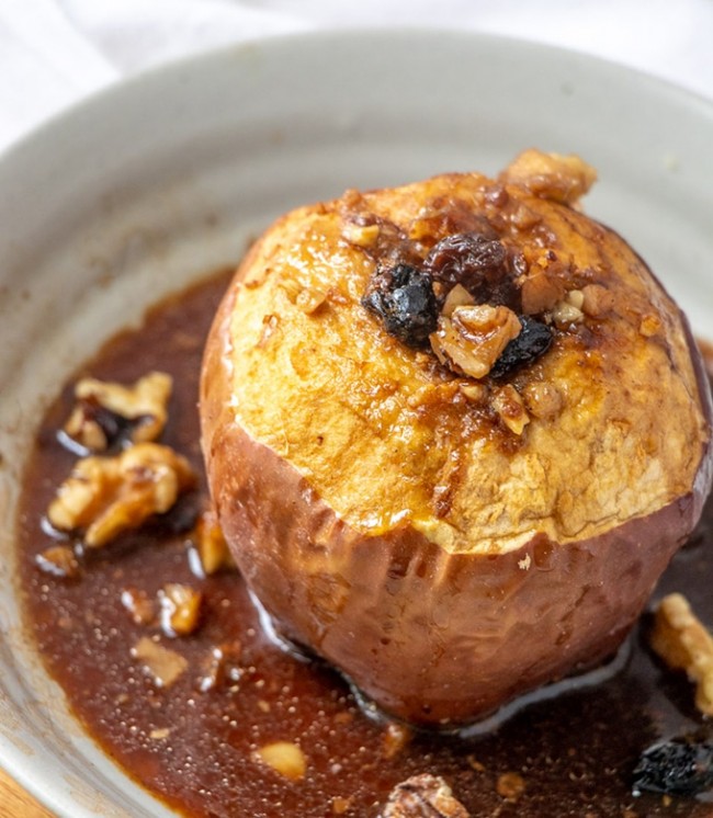 Easy Fall Tea-Baked Apples- Onion Rings & Things