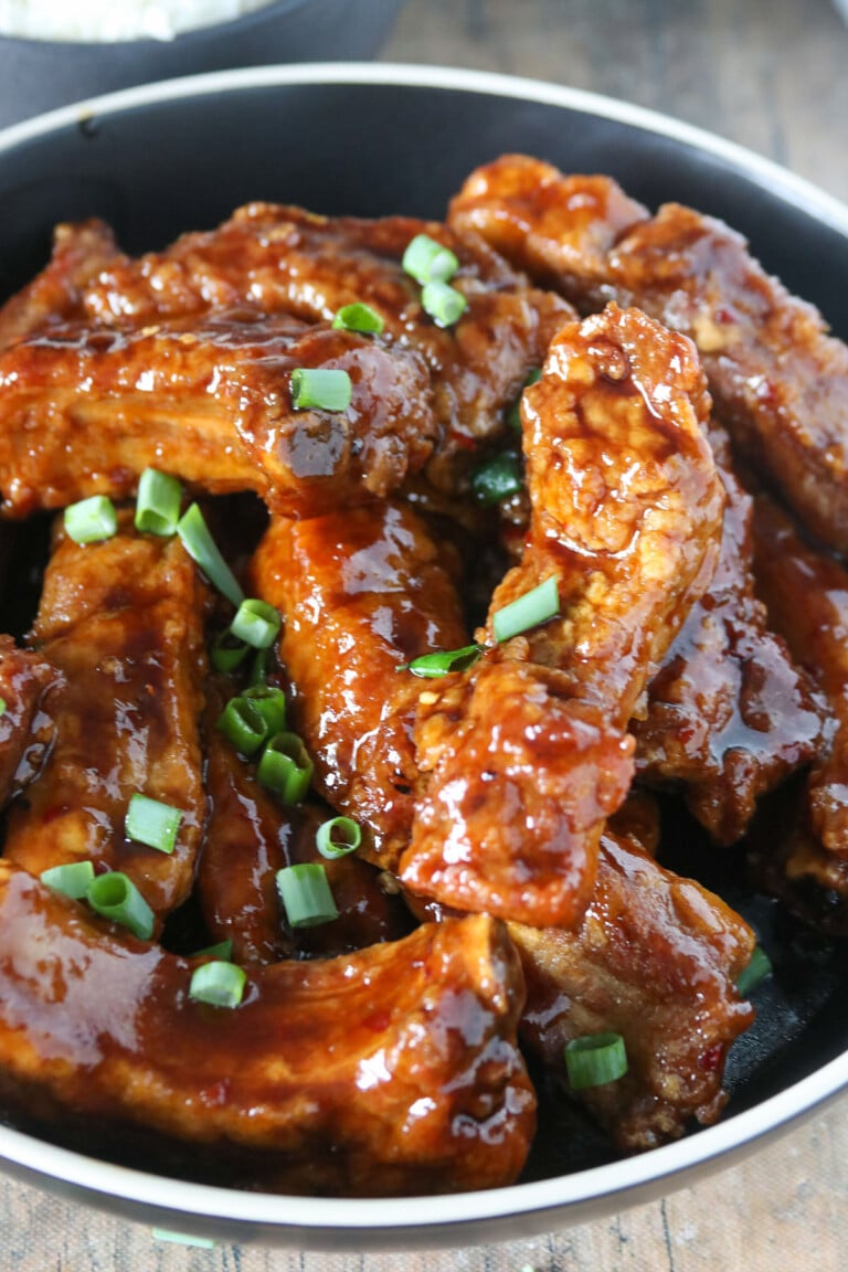 Asian Coffee Ribs - Onion Rings & Things