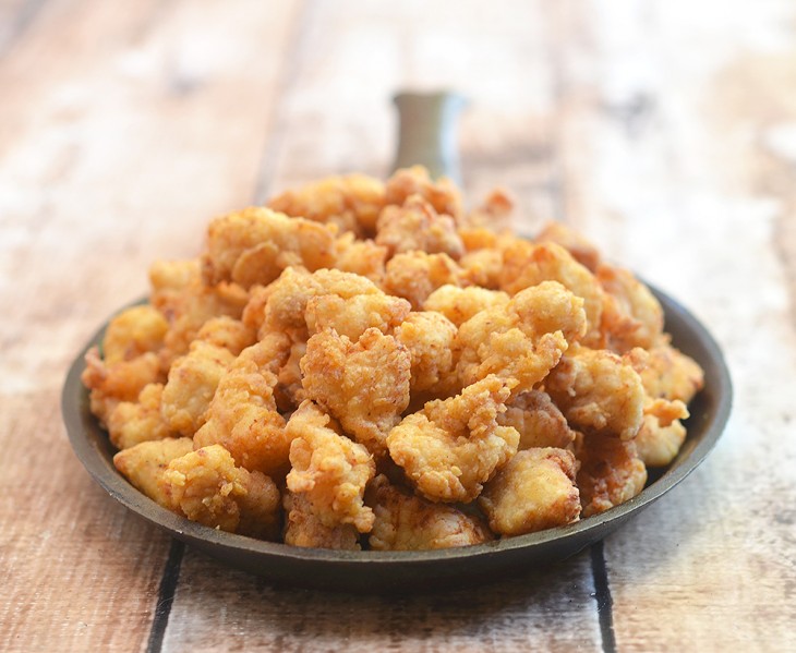 Crispy Popcorn Chicken - Onion Rings & Things