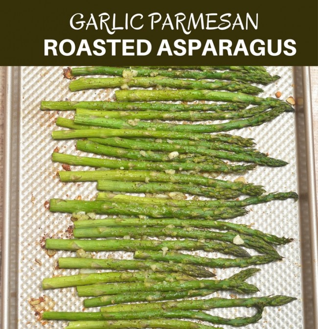 Garlic Parmesan Roasted Asparagus - Onion Rings & Things