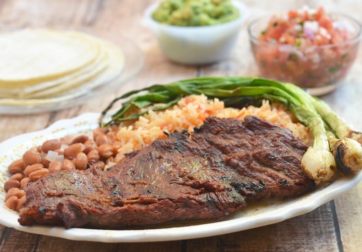Authentic Mexican Carne Asada - Onion Rings & Things