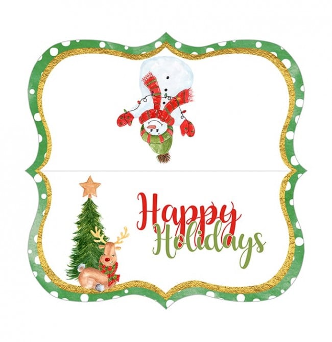 Christmas Gift Giving FREE Printables - Onion Rings & Things