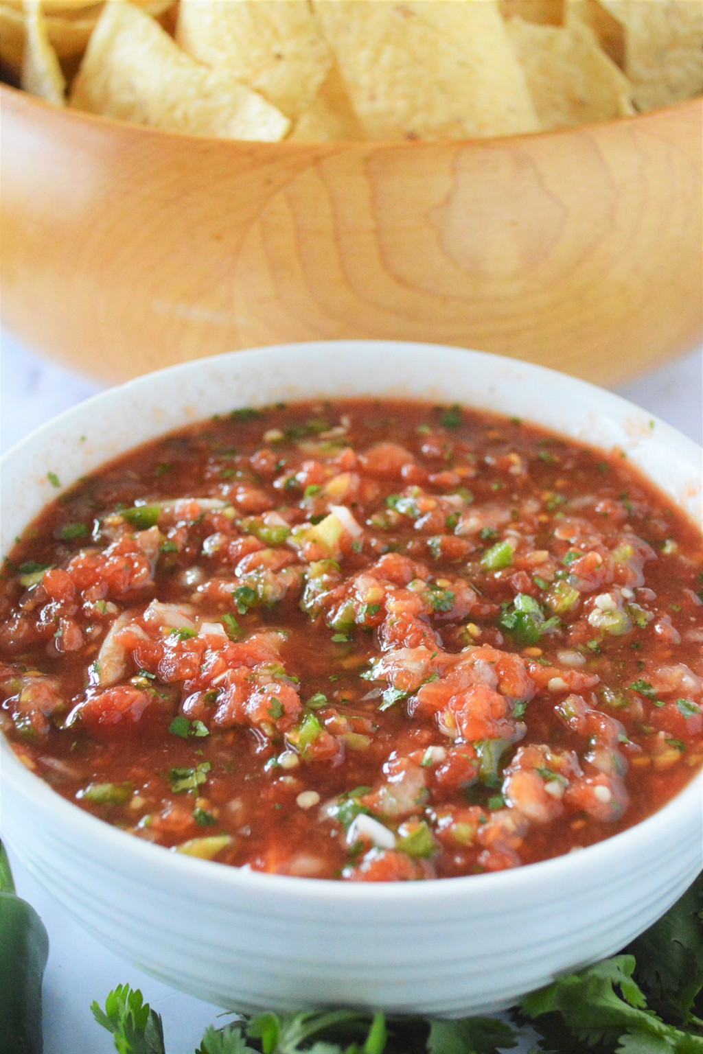 Homemade Restaurant-style Salsa - Onion Rings & Things