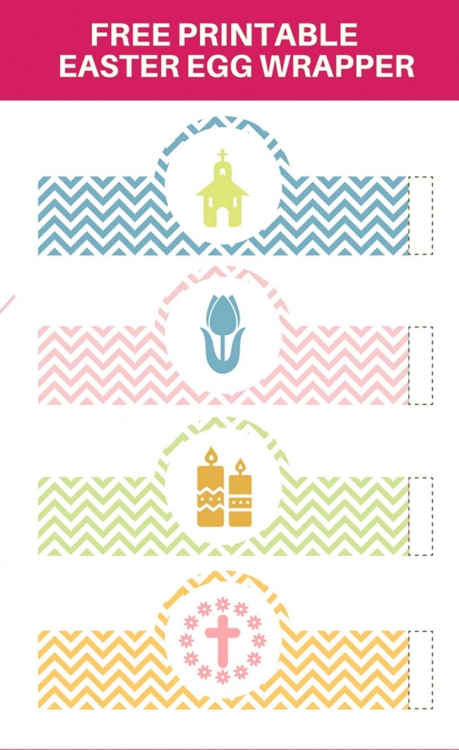 Easter Egg Wrapper Printables | Onion Rings & Things