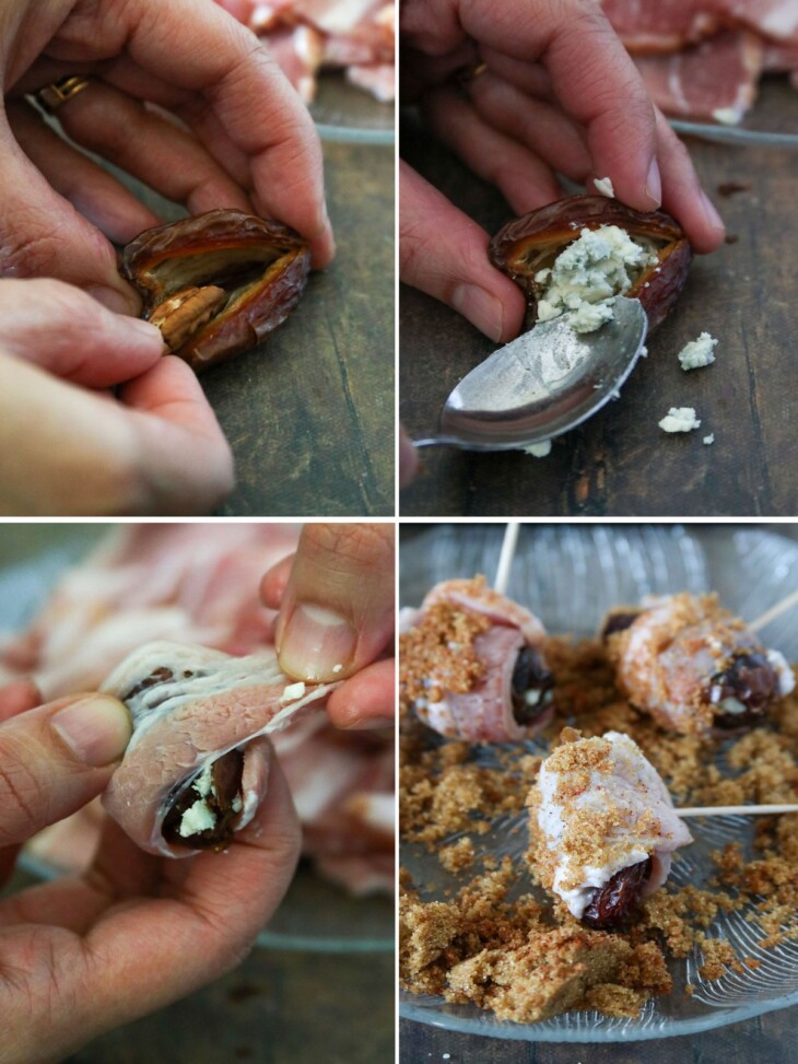 Brown Sugar Devils on Horseback - Onion Rings & Things