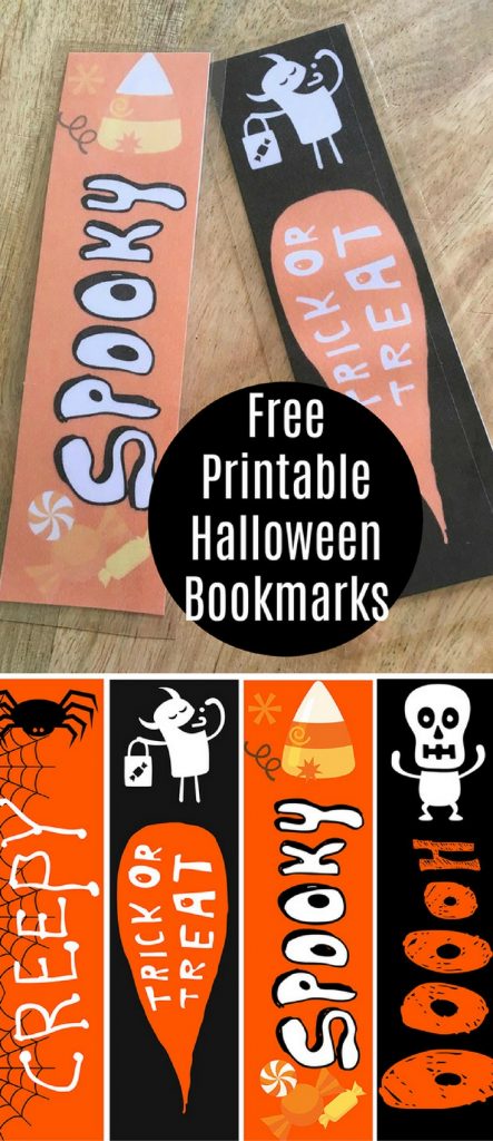 FREE Printable Halloween Bookmarks - Onion Rings & Things