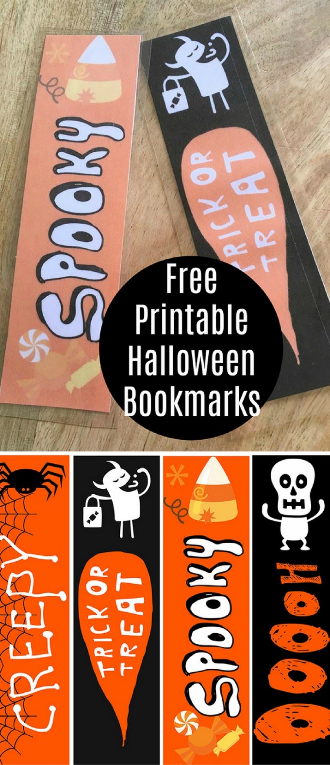 FREE Printable Halloween Bookmarks - Onion Rings & Things