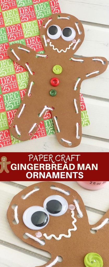 DIY Gingerbread Man Ornaments - Onion Rings & Things