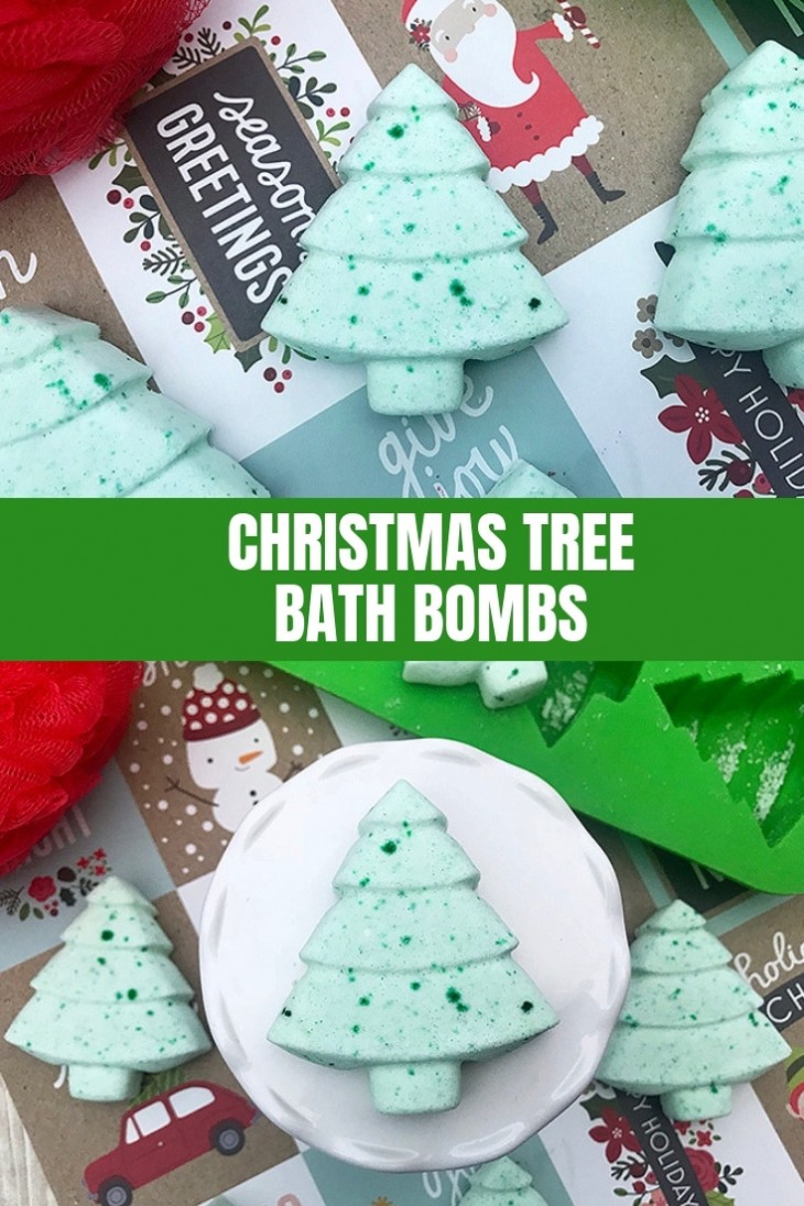 DIY Christmas Tree Bath Bombs | Onion Rings & Things